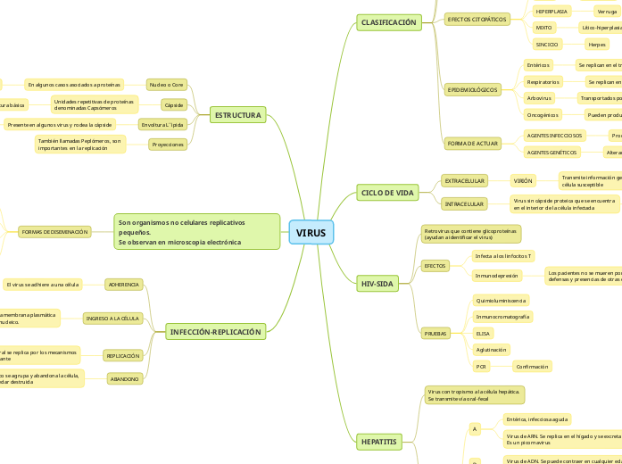 VIRUS - Mind Map